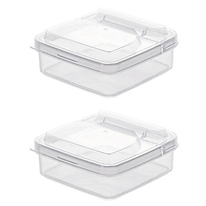 Ciieeo Cheese Storage for Fridge Utensil Holder 2pcs s Saver Airtight Butter Boxes Food Serving Dishes with Lids Meal Prep Container for Kitchen Refrigerators Cream Cheese