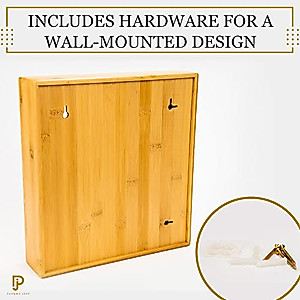 Panama Jade Bamboo Storage Bag Organizer- Premium Plastic Bag Organizer for Drawer, Wall Mountable Plastic Bag Holder for Gallon Quart Sandwich Snack & Slider Bags