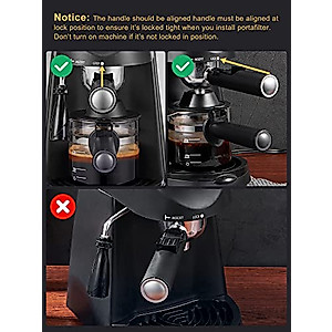 Yabano Espresso Machine, 3.5Bar Espresso Coffee Maker, Espresso and Cappuccino Machine with Milk Frother, Espresso Maker with Steamer