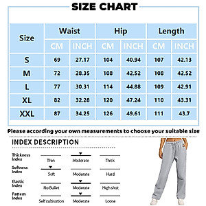 Straight Wide Leg Sweatpants for Women Joggers with Pockets Fleece High Waist Warm Trousers Casual Comfy Drawstring Sweat Pants Fleece Lined Sweatpants for Girls Y2k Clothes Fleece Joggers Pants