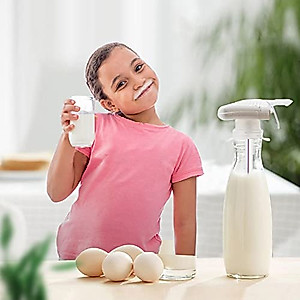 Automatic Drink Dispenser, Milk Dispenser, Hands-Free Milk, Automatic Drink Dispenser with Electric Tap, Drink Dispenser for Milk Juice Beer & More, Hands-Free No Overflow