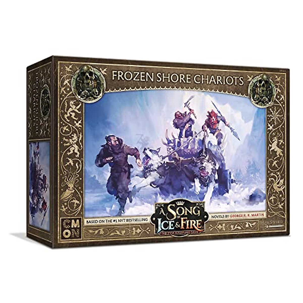 CMON A Song of Ice and Fire Tabletop Miniatures Frozen Shore Chariots Unit Box | Strategy Game for Teens and Adults | Ages 14+ | 2+ Players | Average Playtime 45-60 Minutes | Made