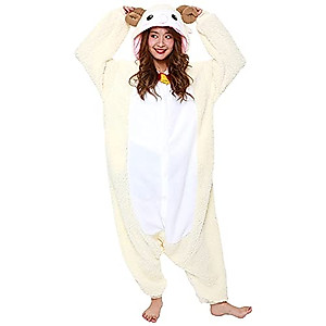 SAZAC Sheep Kigurumi Onesie Jumpsuit Halloween Costume