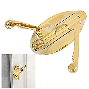 AXNOGAVH Swivel Towel Hook, Zinc Alloy Clothes Hanger with Triple Hooks for Office Bathroom Bedroom Kitchen (Gold)