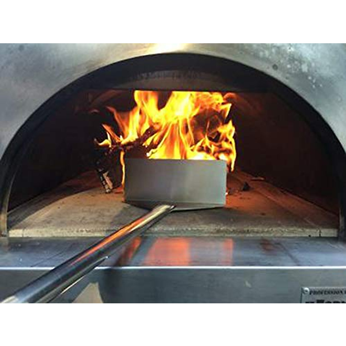 Grilljoy 25.2" Stainless Steel BBQ Charcoal Ash Rake - Elongated Rubber Handle