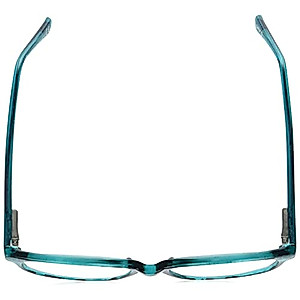 Sofia Vergara x Foster Grant Women's Alicia Reading Glasses Rectangular, Crystal Teal, 50 mm + 2.5