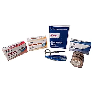 UniShield 4-Shelf Metal 1st Aid Cabinet Class B, Large Capacity First Aid Wall Mount Medicine Cabinet, Secure Metal Med Box with Easy Access, Exceeds OSHA/ANSI Z308.1 2015, Over 775-Pieces