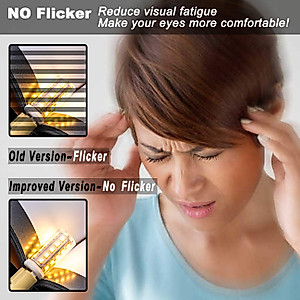 Ziomitus Dimmable G9 Led Bulbs Replace 30W 25W 20W Halogen,G9 3W 2700k Warm White LED T3 T4 Clear,AC120V Dimmable G9 Led Bulbs 300lm for Chandelier Ceiling Pendant Lighting,5PACK,No Flicker