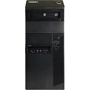 Lenovo ThinkCentre M82 Tower Flagship Business Desktop Computer (Intel Quad-Core i5 3.2GHz, 8GB RAM, 2TB HDD + 120GB SSD, DVD, VGA, DisplayPort, WiFi, Windows 10 Professional) (Renewed)