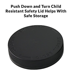 Skyway Viper Smell Proof Stash Jar Container Waterproof Airtight Smellproof Box Odor Sealing Container with Child Resistant Saftey Cap (20 oz) - Black