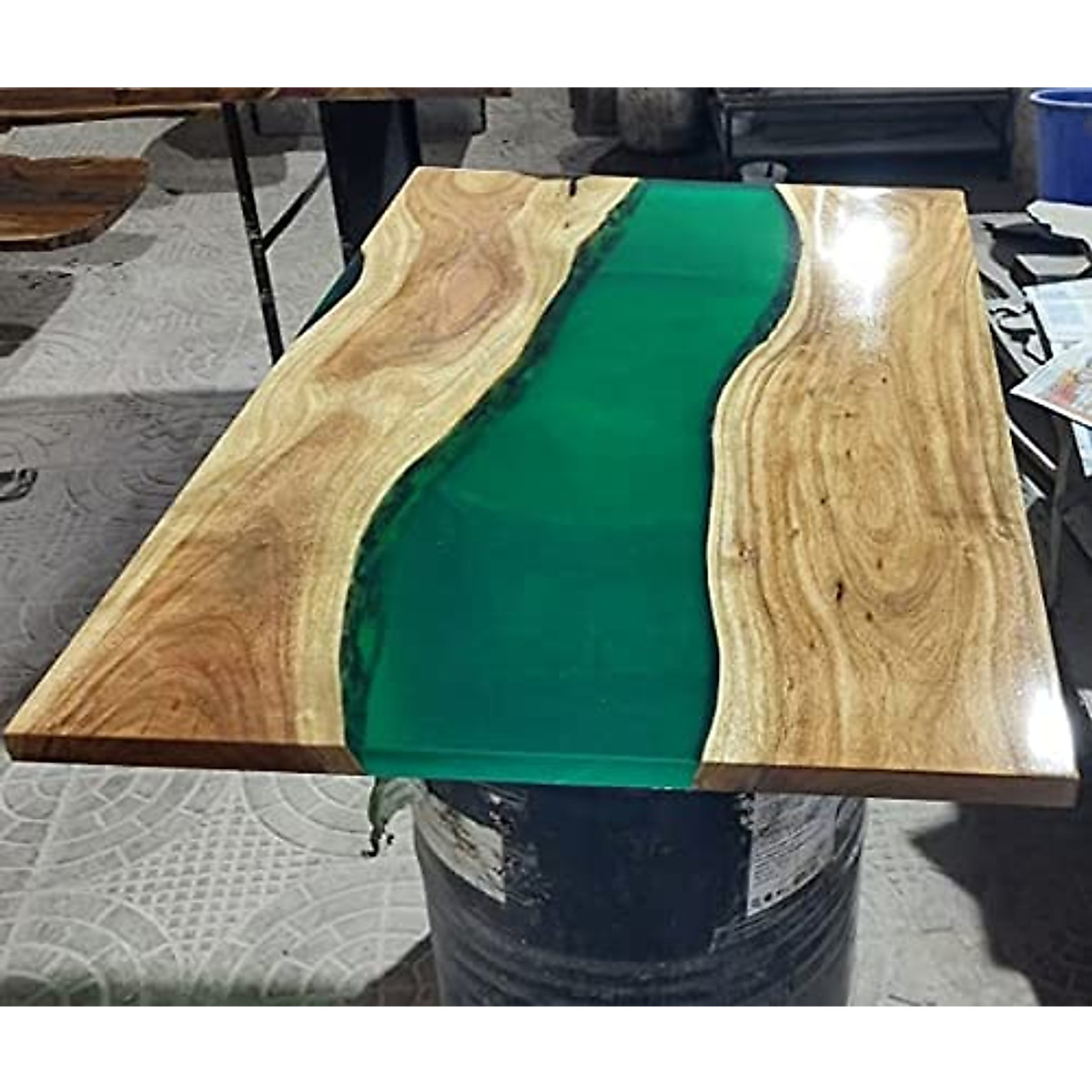 Epoxy Table, Epoxy Resin River Table, Live Edge Wooden Table, Natural Wood, Dining Table, Natural Epoxy Table, Resin Table
