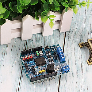 Ximimark L298P Shield R3 DC Motor Driver Module 2A H-Bridge 2 Way for Arduino UNO 2560 (1 Pcs)