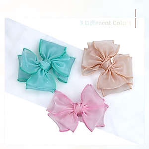 3 Pack Bows for Cranial Helmet Bow Patch Cranial Band Bow Plagiocephaly Helmets Bow