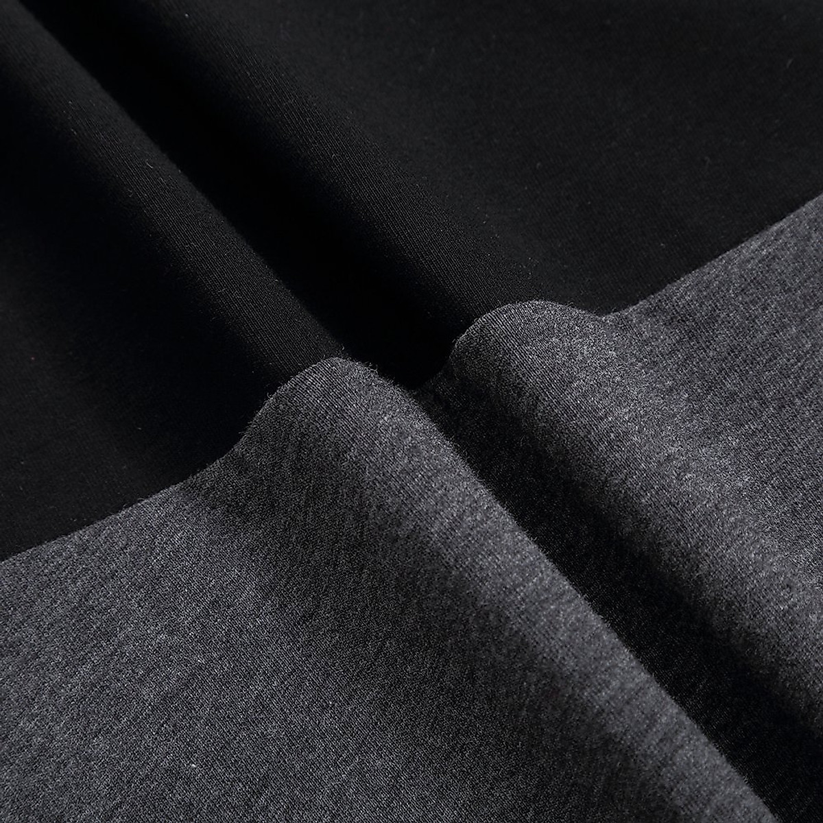 Yong Horse Men's Casual T-Shirt Athletic Long Sleeve - Crewneck Cotton Tee Shirt Teen Boys Graphic T Shirts Sun Protection UPF 50+ UV for Outdoor Sporting Running Gym Slim Fit Navy and White M