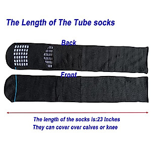 2 Pairs Replacement Sock Liner for Orthopedic Walking boot Air Cam Walkers, Cast Socks Under Air Cast Brace Surgical Broken Leg Toe Fracture boot