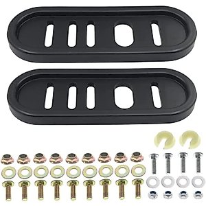 Chacarbtu Snowblower Skid Shoes Plastic 490-241-0010 fits Most 2-Stage and 3-Stage Snow Throwers with Mounting Hardware Kit