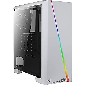 Cylon White RGB Mid Tower Computer Case