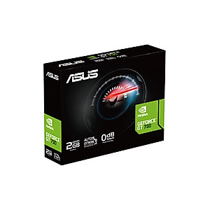 ASUS NVIDIA GeForce GT 730 Graphics Card (PCIe 2.0, 2GB GDDR5 Memory, 4X HDMI Ports, Single-Slot Design, Passive Cooling)