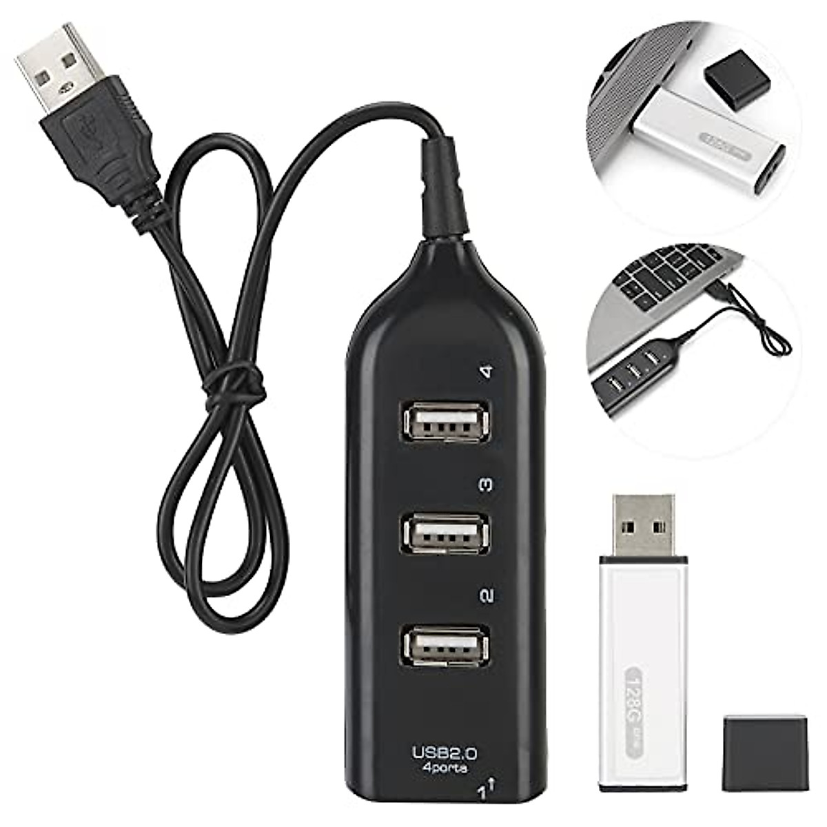 Jopwkuin 128G Game Enhancer, 128G Aluminum Alloy Game Expansion Memory Stick for PS1 Mini Dn Game Box Accessories for Advanced Game Package