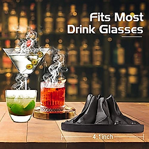 Sunla Cocktail Smoker Kit with Torch 6 Flavors Wood Smoker Chips, Bourbon Whisky Smoker Infuser Kit Infuse Wine Whiskey Salad and Meats, Valentine's Day Gift for Your Friends, Husband, Dad (No Butane)