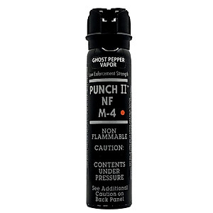NW Self Defense Products Punch II Pepper Spray (NF), Ghost Pepper Vapor - Flip Top 4 oz. (by Aerko International)
