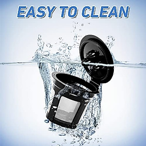 Reusable Coffee Filter for Ninja Dual Brew Coffee Maker, 2 Pack K Cup Reusable Coffee Pods and 2 Pack Coffee Maker Filter #4 Compatible with Ninja Dual Brew Coffee Maker Ninja CFP301 CFP201 Coffee