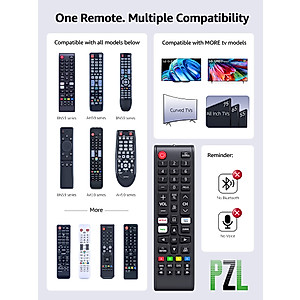 【One Remote One Cover】 Universal Remote for All Samsung TV Remote with Silicone Remote Cover, Replacement for All Samsung Smart TV, LED, LCD, HDTV, 3D, Series TV BN59-01315J BN59-01315A