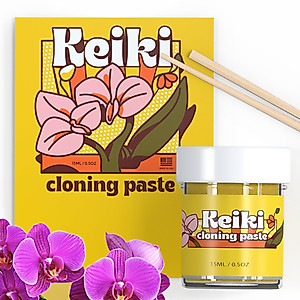 Orchid Keiki Paste for Plants to Clone & Create New Growth - 2X The Paste - Rapid Start Cloning Gel for Plants - Keiki Cloning Paste for Plants Kit- Plant Growth Hormone Gel - 0.5oz