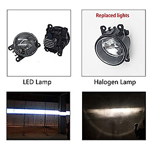 New Generation Led Fog Light Retrofit Upgraded For Ford Focus Escort Edge Ecosport Explorer Raptor C-MAX FIESTA FUSION Ranger Taurus X TRANSIT TOURNEO 2010 2011 2012 2013 14 15 16 17 2019 20 2021 22