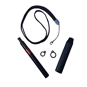 GOBUDi Lanyard Necklace Leash Compatible with VUSE Vibe and VUSE Alto (Black)