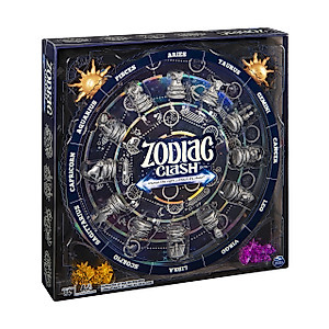 SPIN MASTER GAMES Spin Master Zodiac Clash, Strategic 3D Solar System Board Game, for 2 or 4 Players Aged 8 and Up