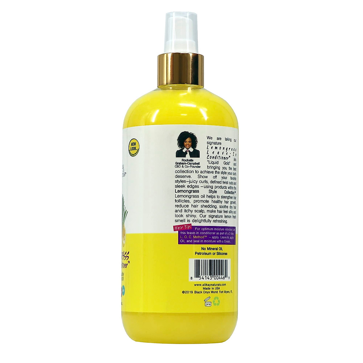 Alikay Naturals Lemongrass Leave In Conditioner Lemongrass Oil 16 Ounce