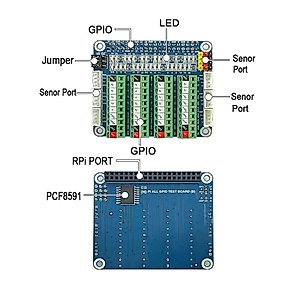 Sensor Expansion Board Clear Identification LED Development Board GPIO IO Port PCB Excellent for 4B 3B CM4