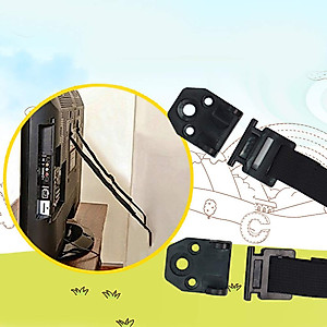 NUOBESTY 4pcs Childproof Holder Kid Furniture Kids Utv Inflatable Headbands for Kids Anti-tip Furniture Strap Dresser Earthquake Straps Tv Safety Straps Child Lock Baby Protection