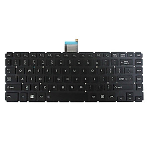 Suyitai Replacement for Toshiba Satellite Radius E45W-C E45W-C4200X 6037B0096202 H000069210 H000082870 0KN0-VP4US12 US Layout Backlit Keyboard
