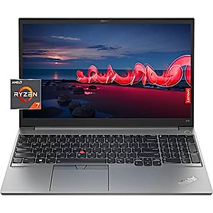 Lenovo ThinkPad E15 Gen 4 15.6" FHD IPS Display Business Laptop, AMD Ryzen 7 5825U,  40GB RAM, 1TB SSD, Wi-Fi 6, USB-C (Support DisplayPort 1.2), HDMI, 1080P Webcam, Windows 11 Pro, Mineral Metallic