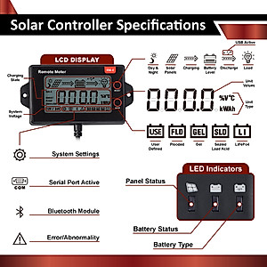 ExpertPower 400W 12V Solar Panel Kit for RV Off-Grid Solar Power System: 400W Mono Solar Panels + 40A MPPT Charge Controller + 12V 200Ah Gel Deep Cycle Battery