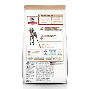 Hill's Science Diet Adult No Corn, Wheat or Soy Large Breed Dry Dog Food, Chicken Recipe, 30 lb Bag