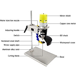 cartBit 6000R/Min Glass Bottle Cutter, 150W Electric DIY Bottle Cutter Machine, Wine Bottle Cutter Tool Kit for Round/Square/Irregular Glass or Ceramic Bottles,American