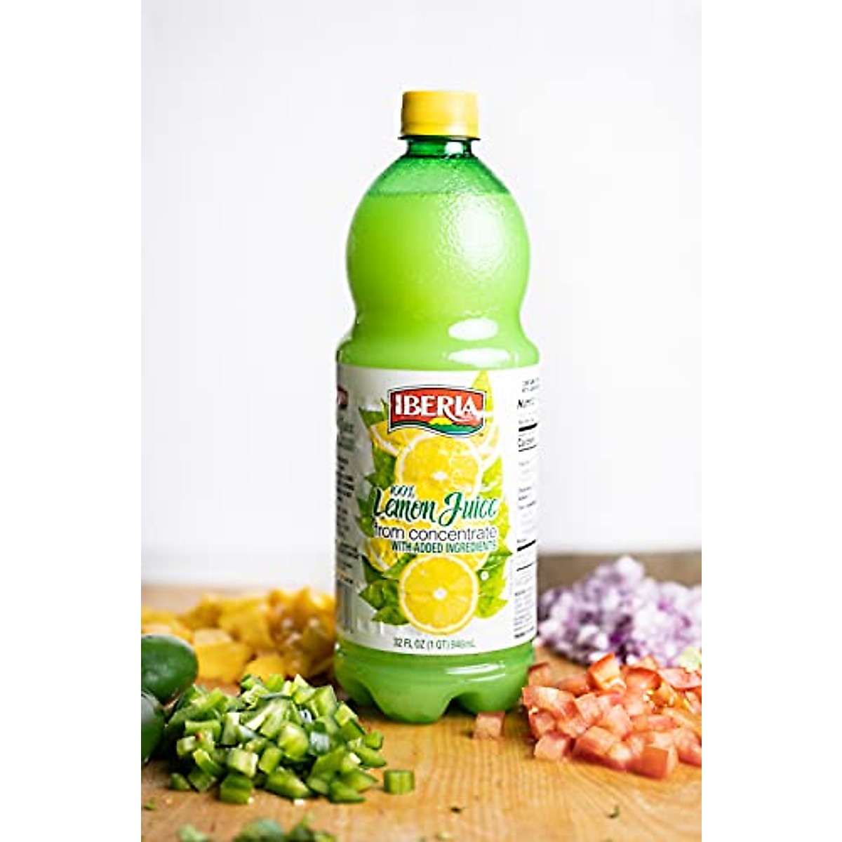 Iberia 100% Lemon Juice, 32 Ounce (Pack of 3)