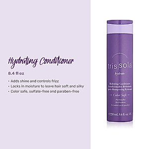 Trissola Hydrate Conditioner - Moisturizing Color-Safe Hair Conditioner (8.4 oz)