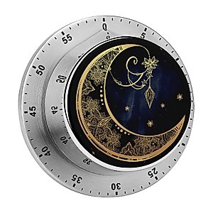 Kitchen Timer Moon Timer Magnetic Timer Mechanical Timer for Home Baking Cooking Oven