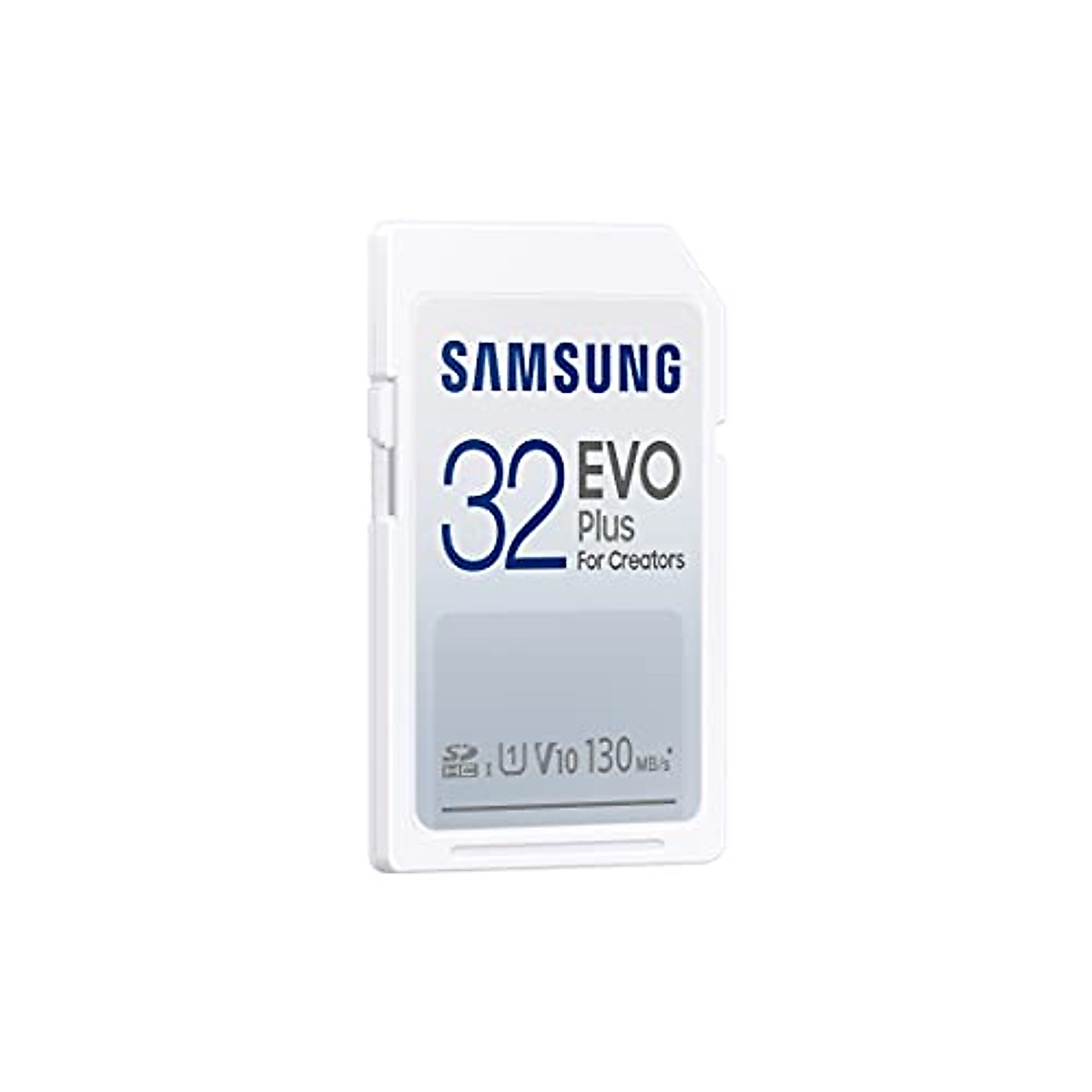 SAMSUNG EVO Plus Full Size 32 GB SDHC Card 130MB/s Full HD & 4K UHD, UHS-I, U1, V10 (MB-SC32K/AM)