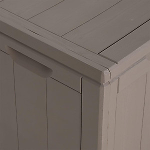 RINDIGOO Patio Storage Box 71.3 gal Brown PP Rattan,Outdoor Storage Chest with Ample Space for Patio, Garden, and Terrace Weatherproof & UVResistant Storage Boxes, Outdoor Furniture