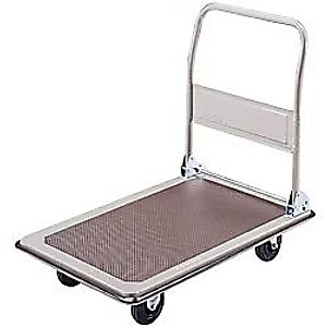 Safco Products 4078 Fold Away Large Platform Utility Hand Truck, Tropic Sand
