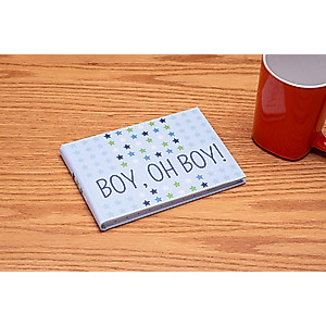 Malden International Designs Boy Oh Boy Baby Brag Book, 1-Up, 40-4x6, Blue