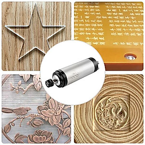CNC Spindle Motor kits, 110V 1.5KW 1500W 80mm Water Cooled Spindle Motor CNC Spindle CNC Motor + 110V 1.5KW VFD + ER11 Collet set + Aviation Wire +Power wire+ Drill Bits For CNC Router Machine