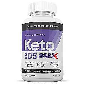 (3 Pack) Keto 3DS Max 1200MG Pills Includes Apple Cider Vinegar goBHB Strong Exogenous Ketones Advanced Ketogenic Supplement Ketosis Support for Men Women 180 Capsules