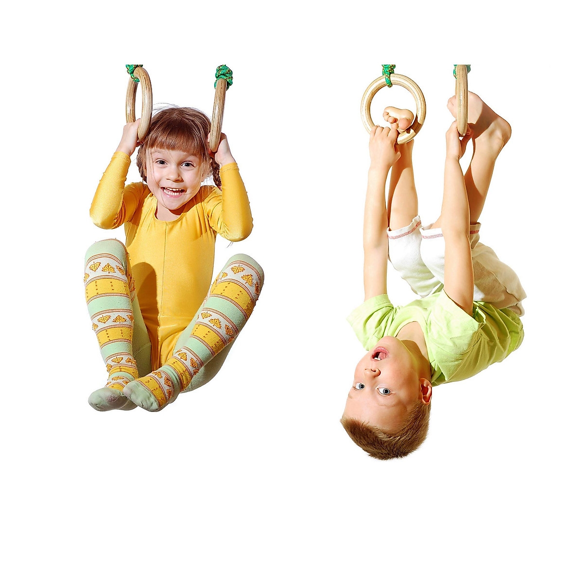 Kids Jungle Gymnastics Expandable Junior 4 in 1 Training Monkey Horizontal Bars Climbing Tower Child playset Training Pull Up Gym with Swing, Trapeze Ring and Basketball Stand with 3 Balls Set.