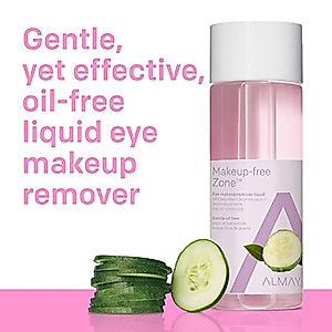 Eye Makeup Remover Liquid with Aloe by Almay ,Oil Free, Hypoallergenic, Fragrance Free, Dermatologist & Ophthalmologist Tested, 4 Fl Oz,